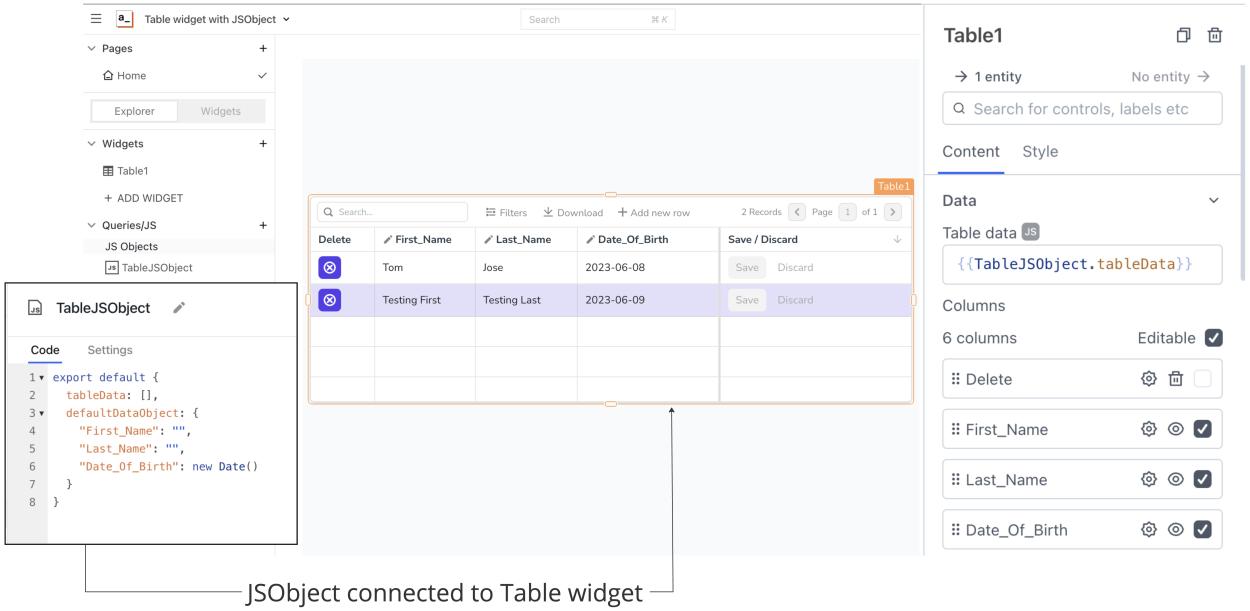 Using Javascript Mutation To Create And Use Variables In Appsmith Appsmith Community Portal